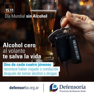 La Defensoría del Pueblo bonaerense lanzó una campaña de Alcohol Cero ...